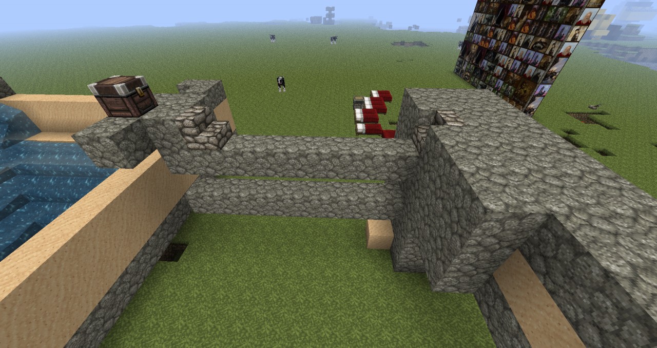 Piston Bridge Minecraft Map