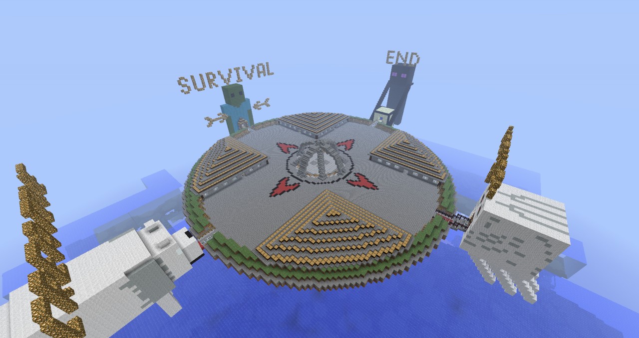 Awesome Spawn Made By McSurvivers Minecraft Map