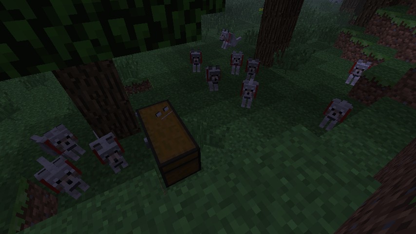Lots of wolves Minecraft Map