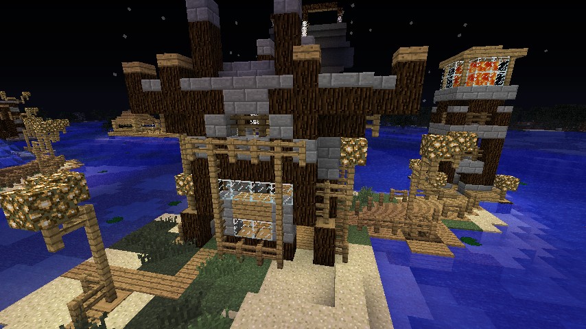 Detailed Hut Minecraft Map