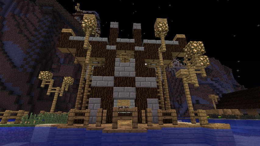 Detailed Hut Minecraft Map