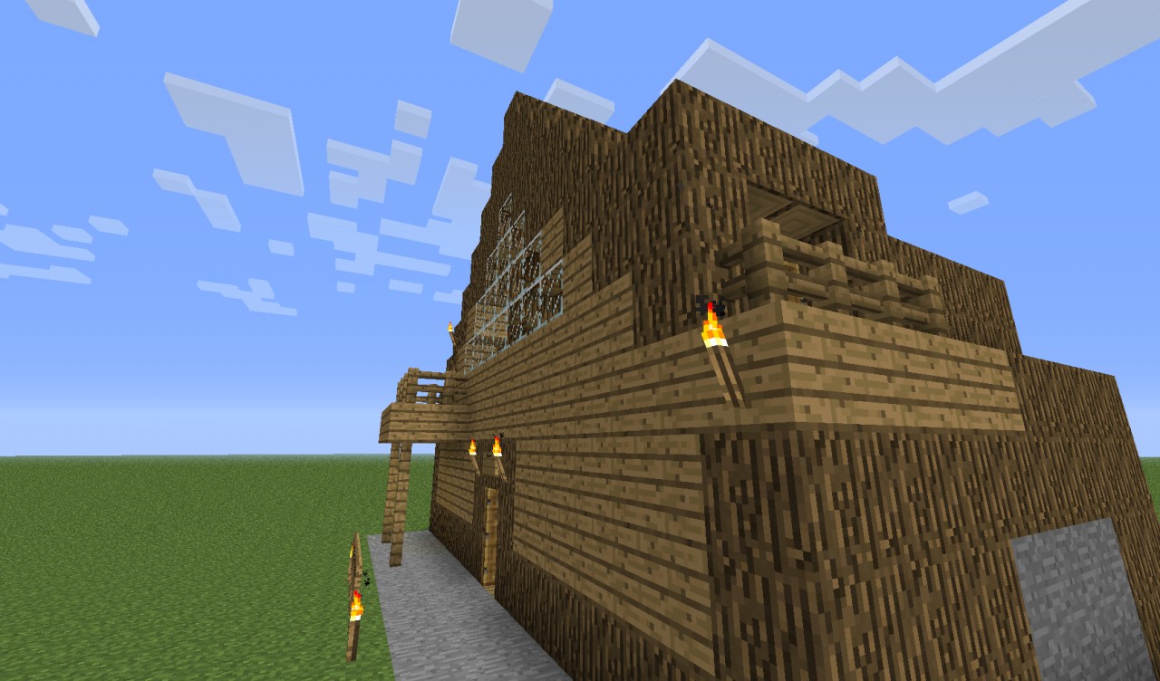 Log House Minecraft Map