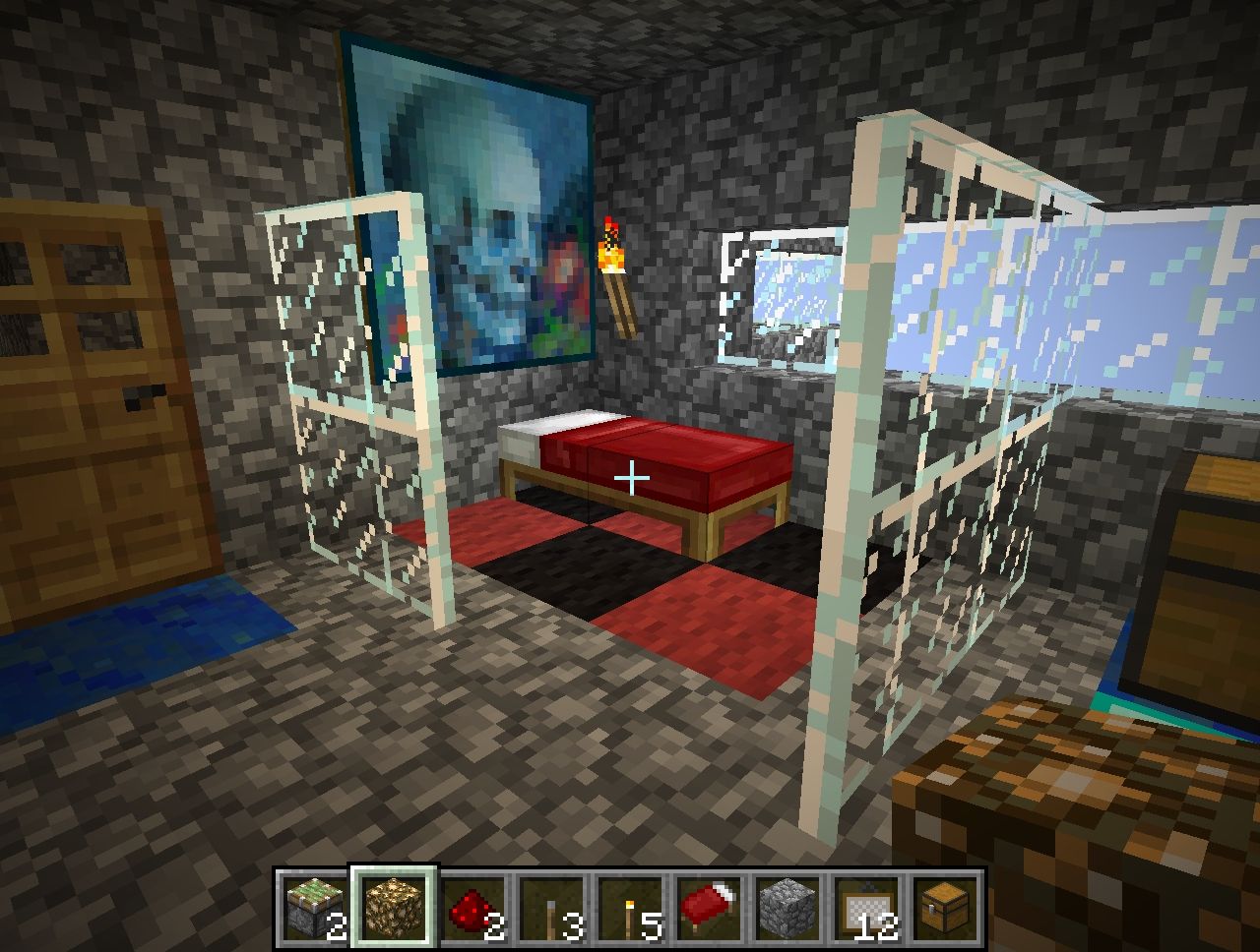 big house with 4 rooms Minecraft Map