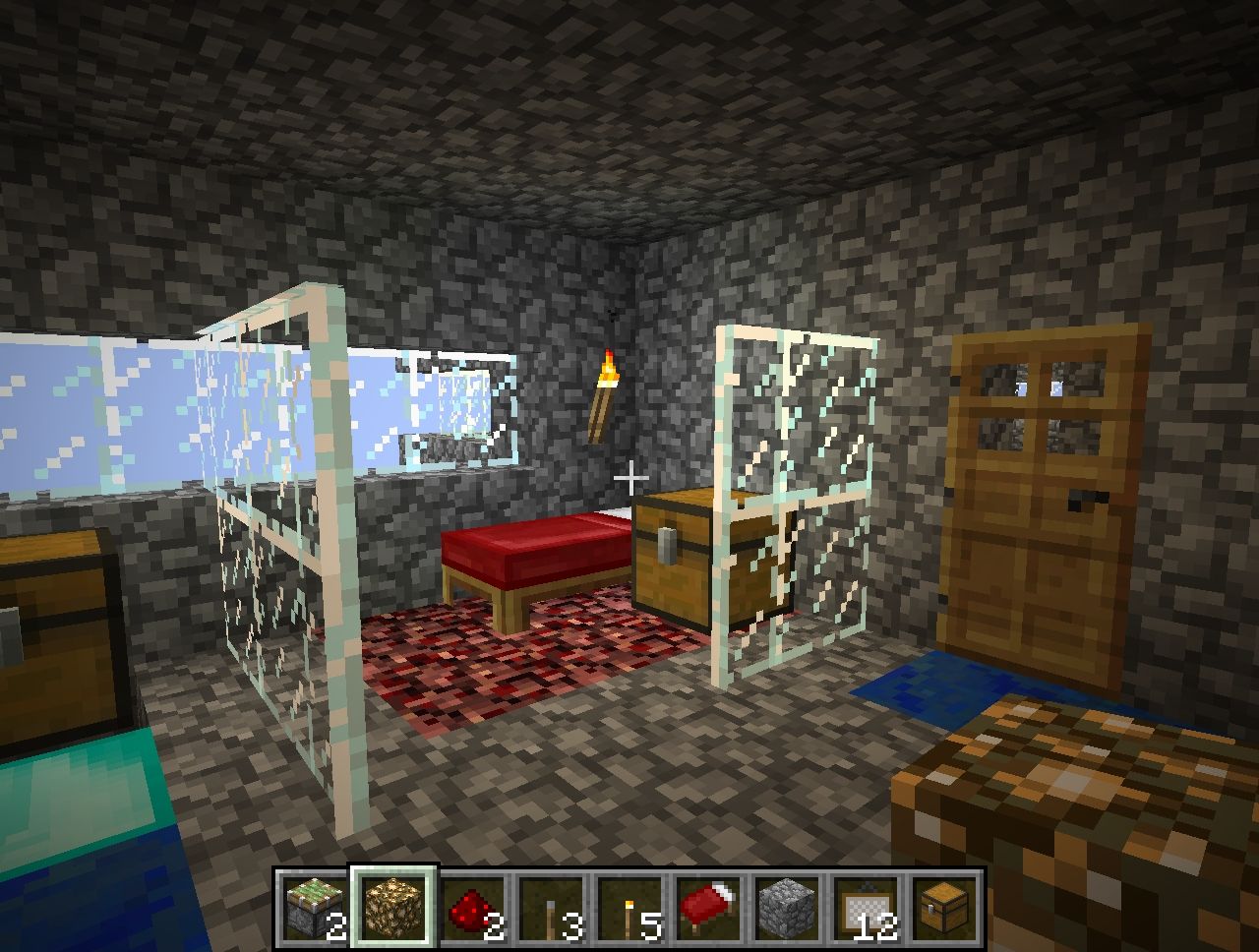 big house with 4 rooms Minecraft Map