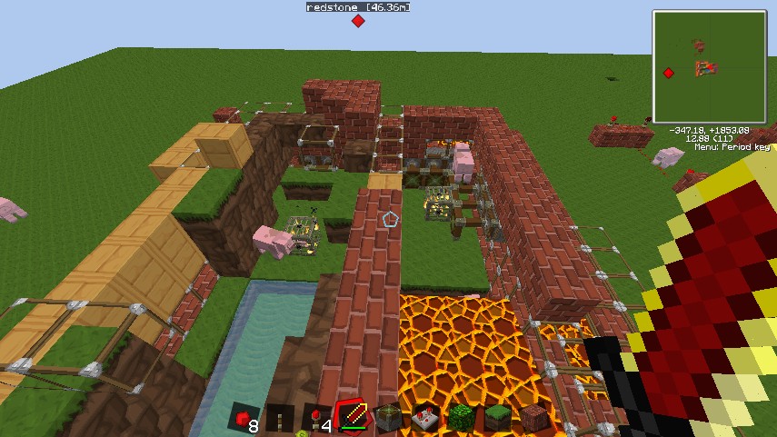 pig farm and crusher Minecraft Map