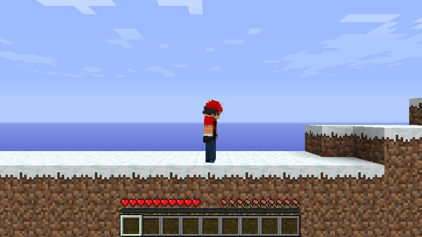 2-D land Minecraft Map