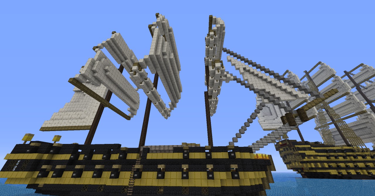 Fifth-rate Frigate Minecraft Map