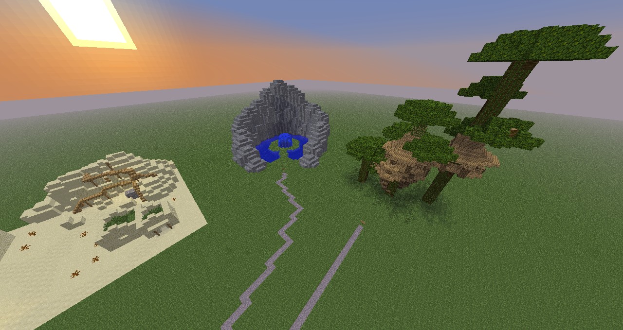 Biomes Build Minecraft Map
