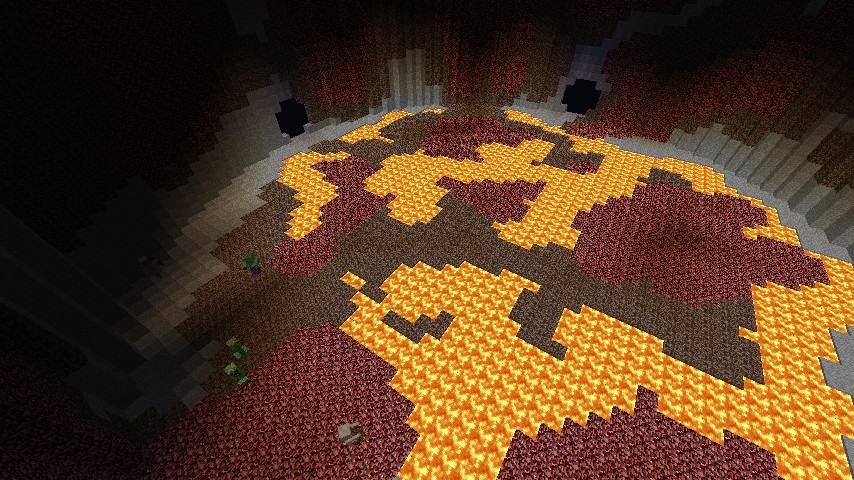 Nether-Type PVP Arena Minecraft Map