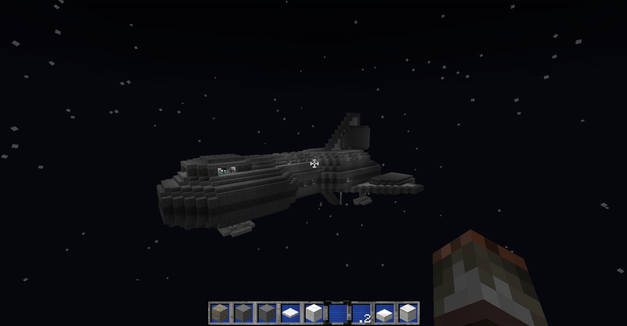 My First space ship: The Shadow Hunter Minecraft Map