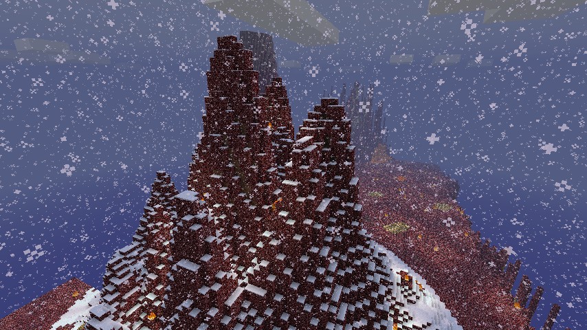 Try to survive The nether Minecraft Map