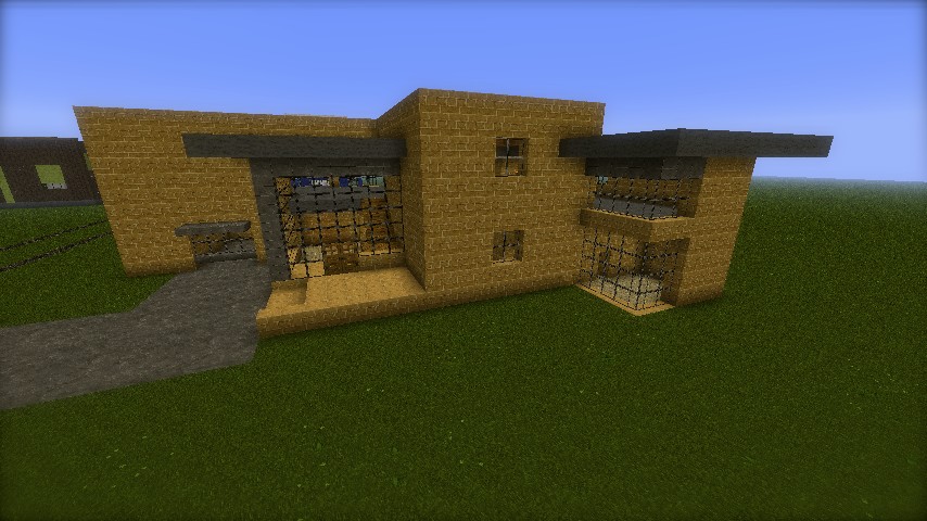 Modern House #17 (Sandstone) Minecraft Map