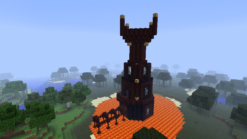 Nether Tower Minecraft Map