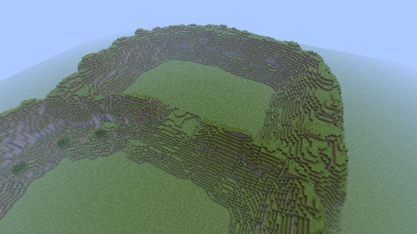 Mountain Enclosure Minecraft Map