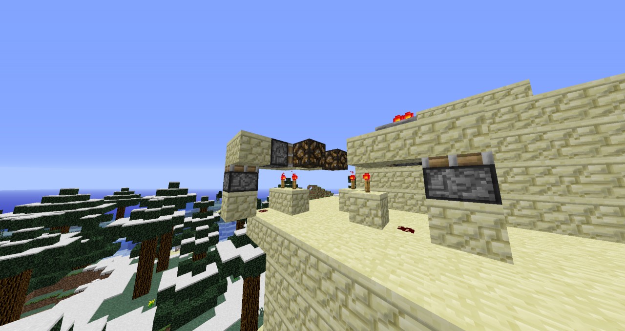 Volt's T-Flip-Flop Minecraft Map