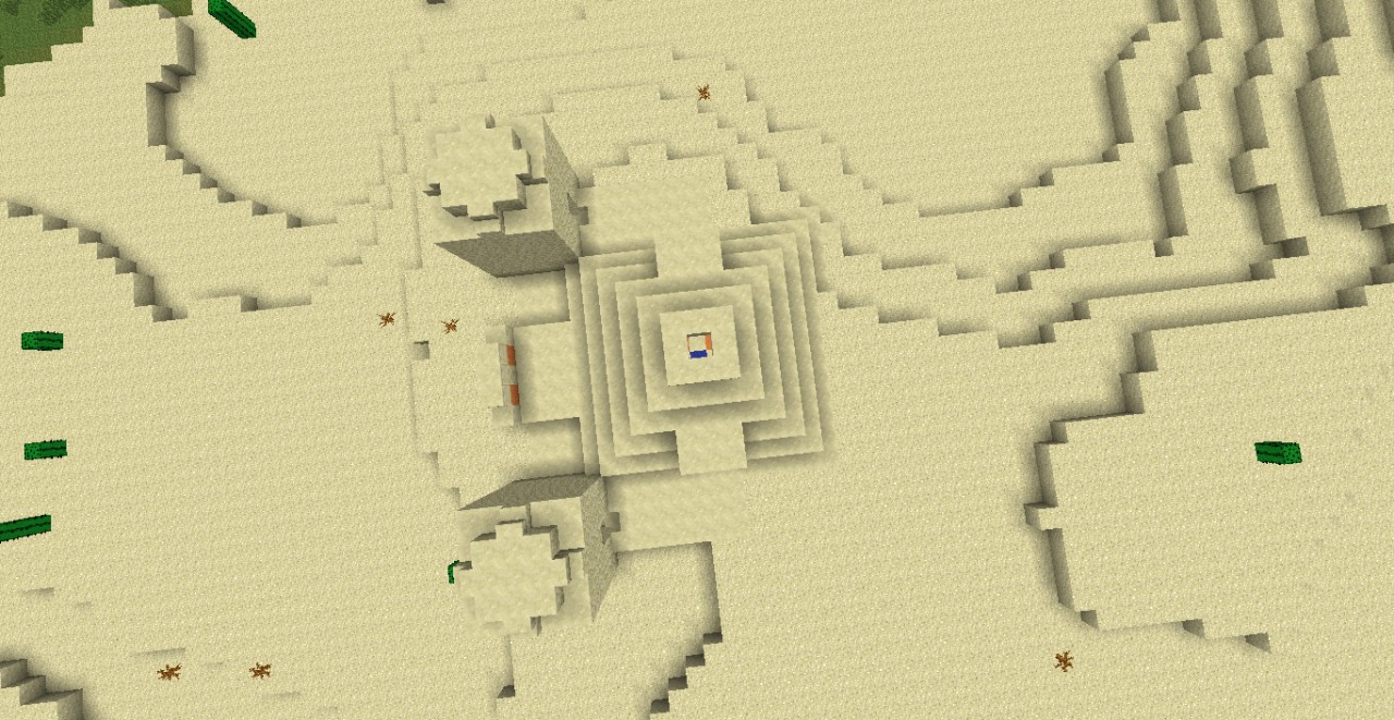 sandstone temple Minecraft Map