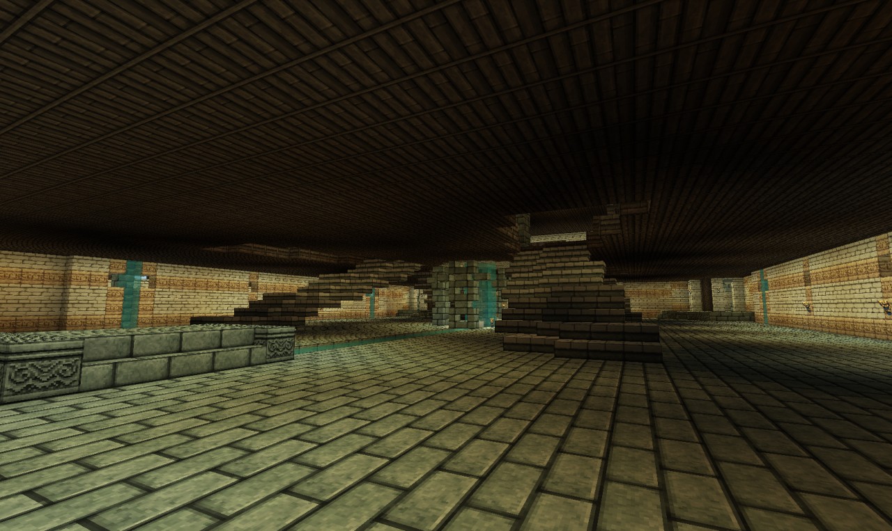 Large Desert Sand Castle - Sanacraft Minecraft Map