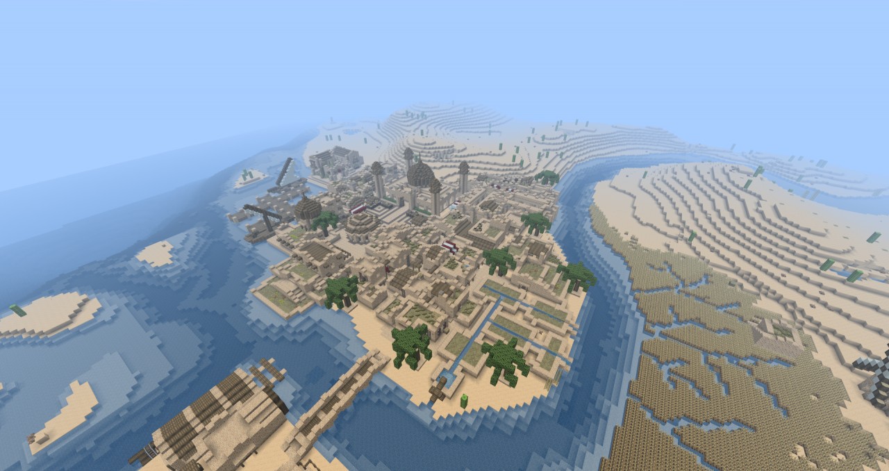 JM - Biome map (desert build) Minecraft Map