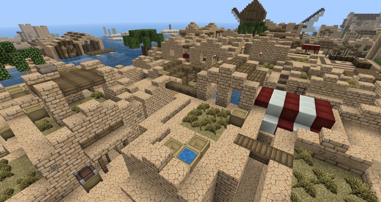JM - Biome map (desert build) Minecraft Map