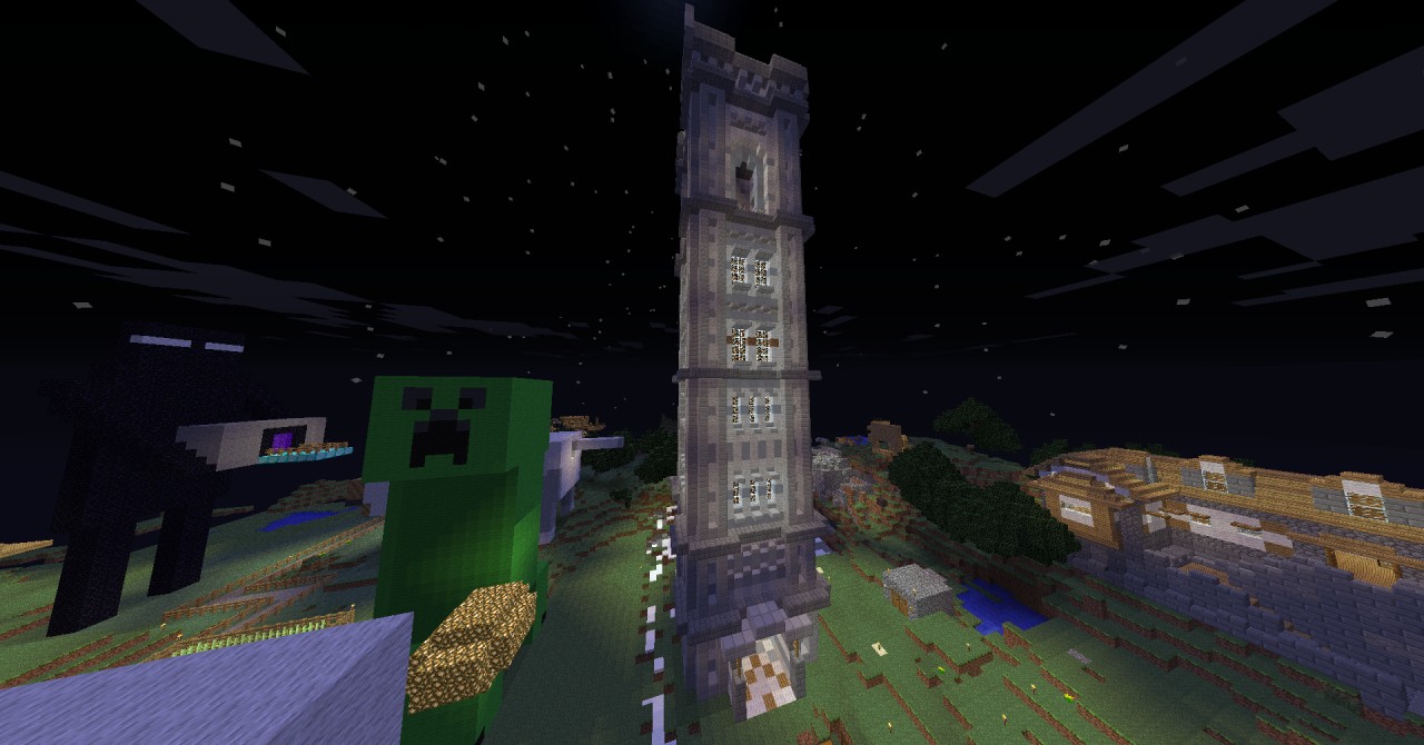 Skyscraper Flat world Minecraft Map