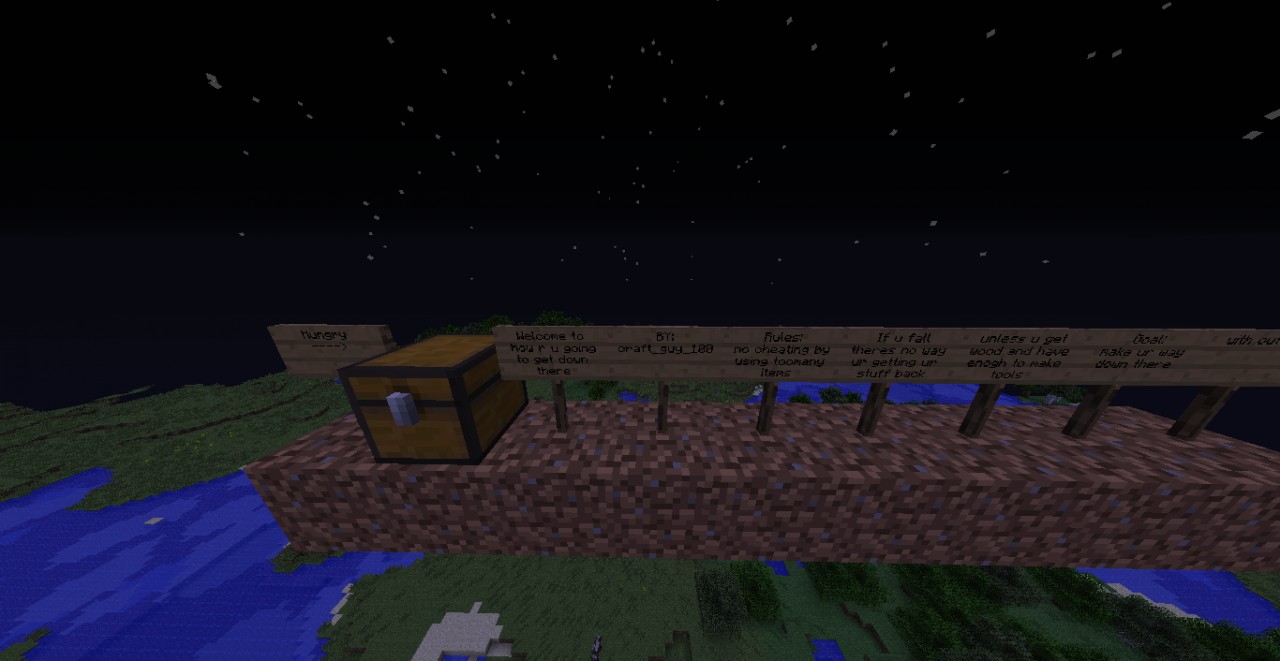 How do you get down there ======Lost file=========== Minecraft Map