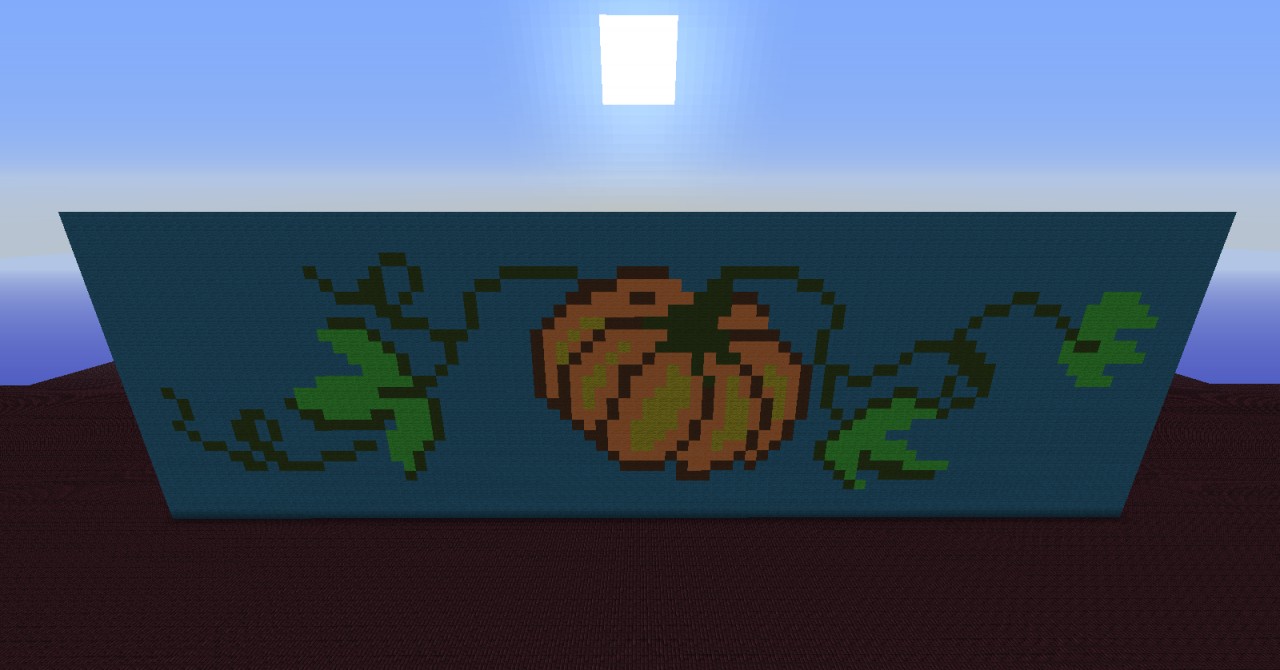pixel art Minecraft Map