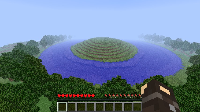 Custom Survival Island W/ End Portal Near Spawn Minecraft Map