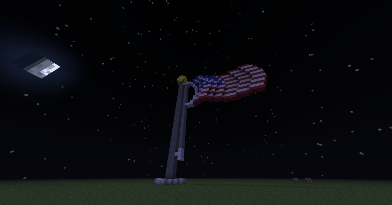 American flag Minecraft Map