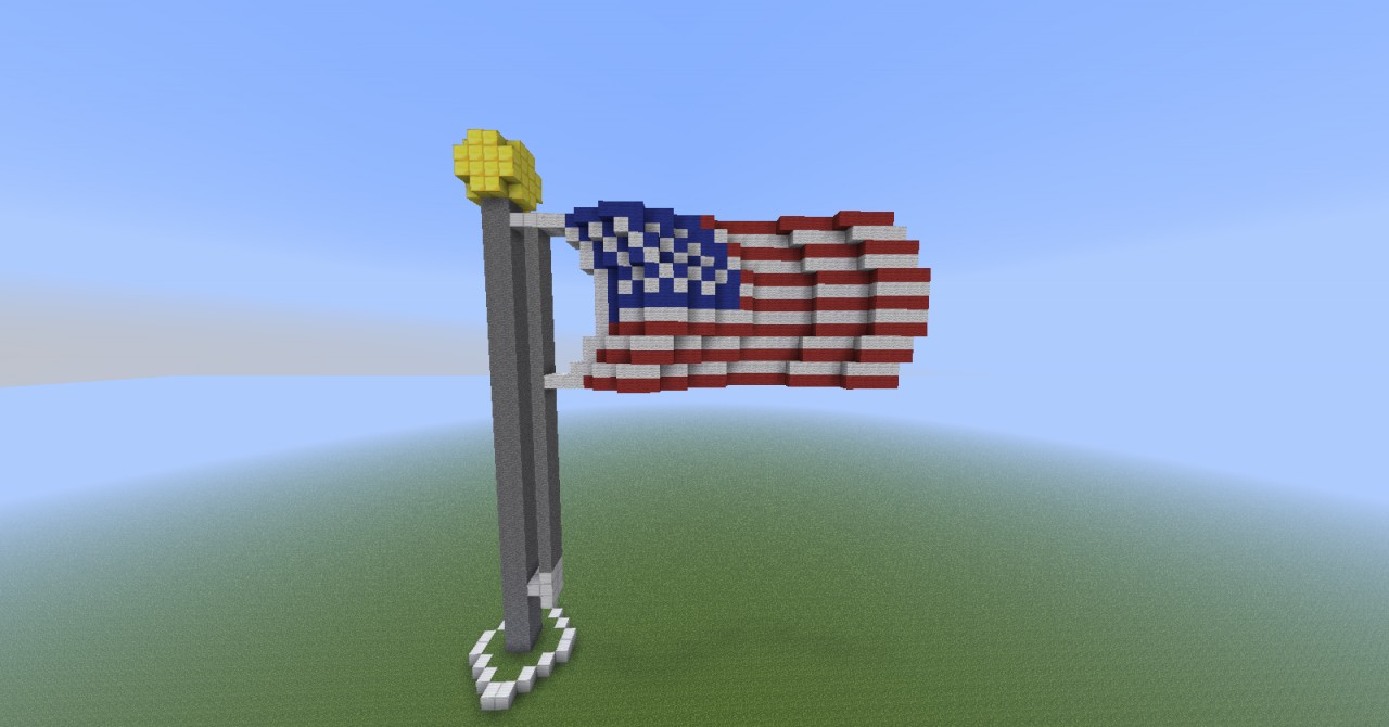 American Flag Minecraft Map