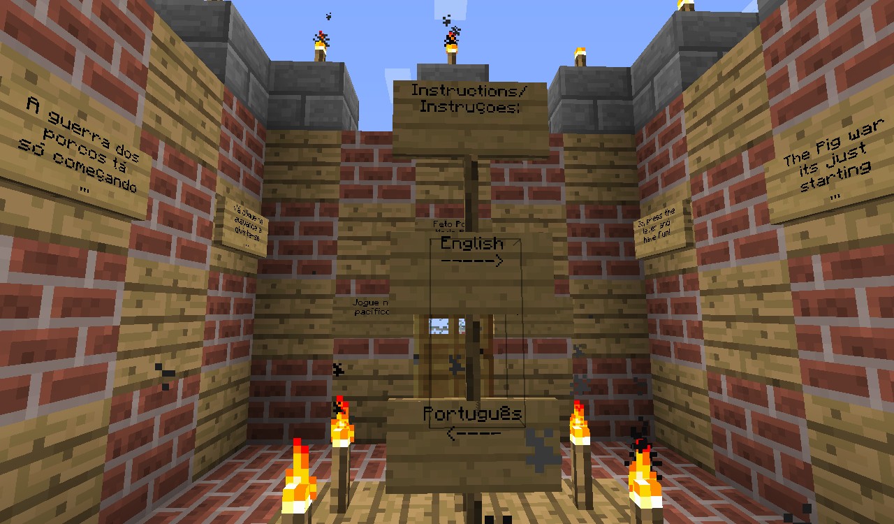 Pig Battle 1 Minecraft Map