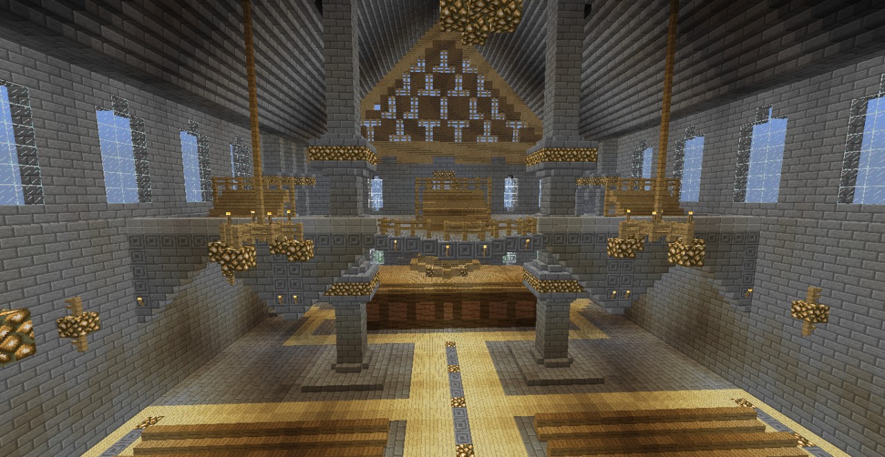 Big Catholic Cathedral Great for Adventure Maps Minecraft Map