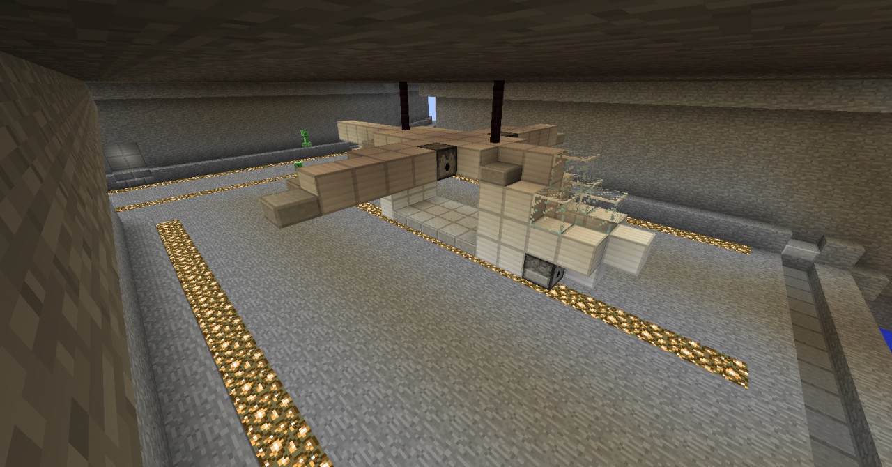 cargo spaceship Minecraft Map