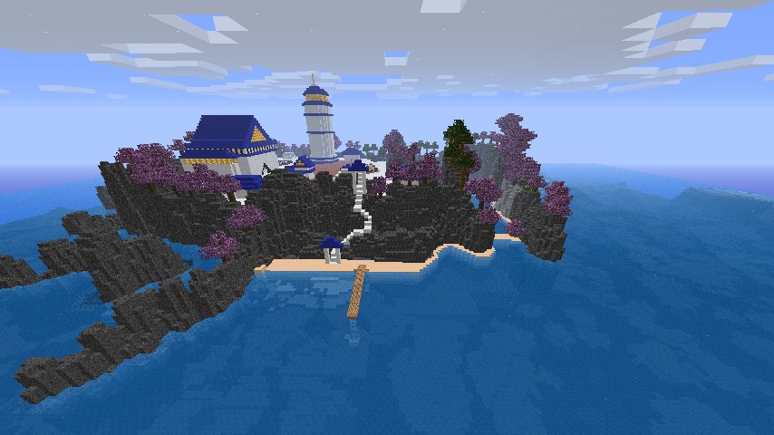 The Air-Temple Island Minecraft Map