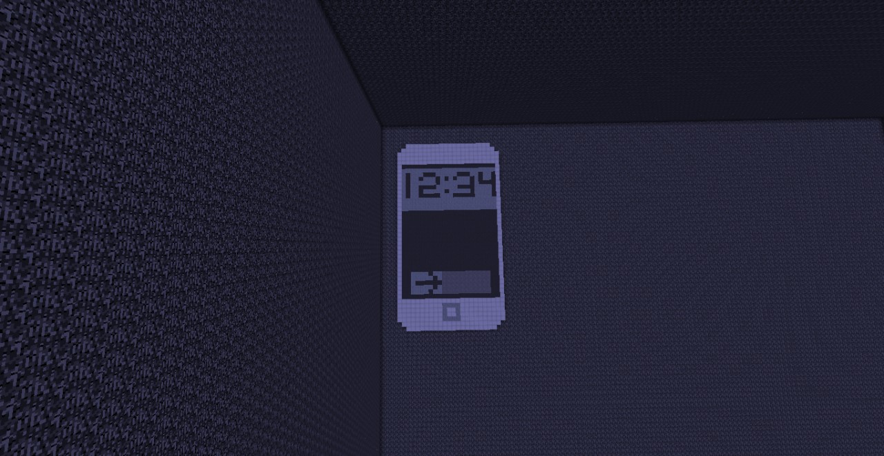 White Apple Iphone/Ipod Minecraft Map