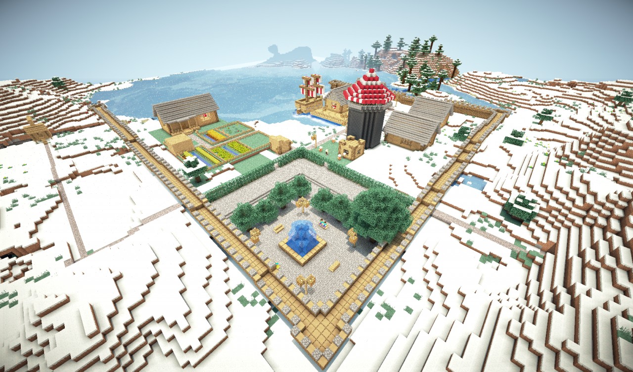 Huge Village V.1 Minecraft Map
