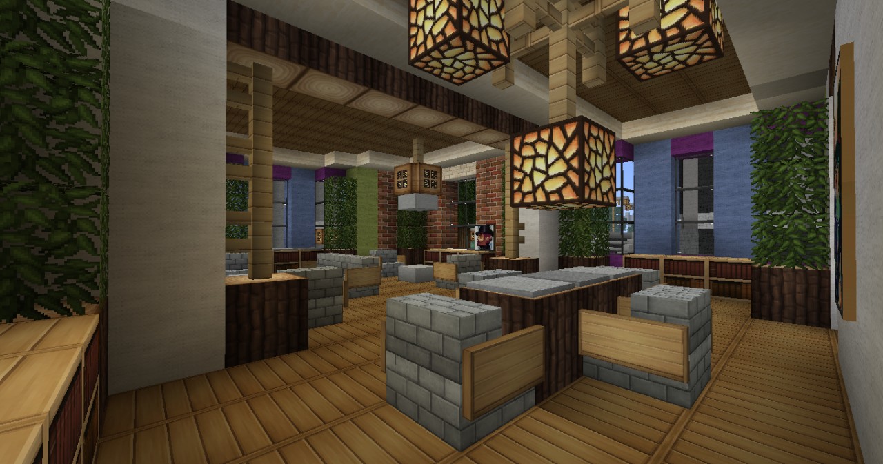 Mixed use Victorian Buildings Minecraft Map