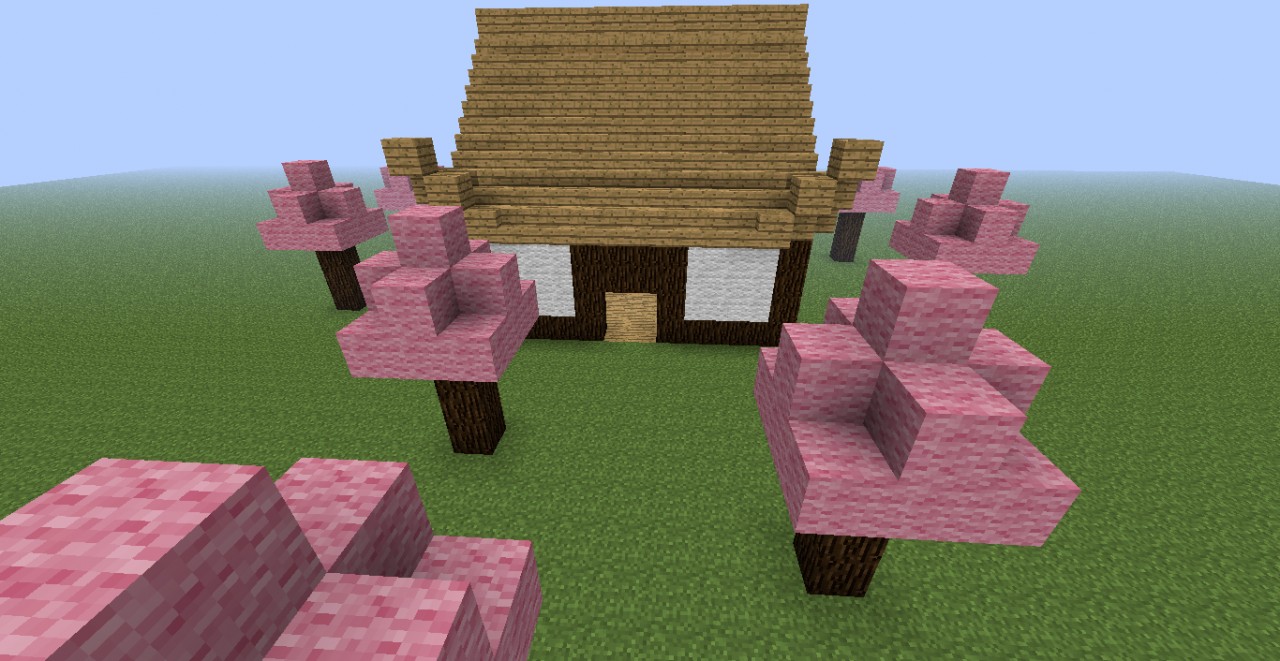 Japanese Bloom House Minecraft Map