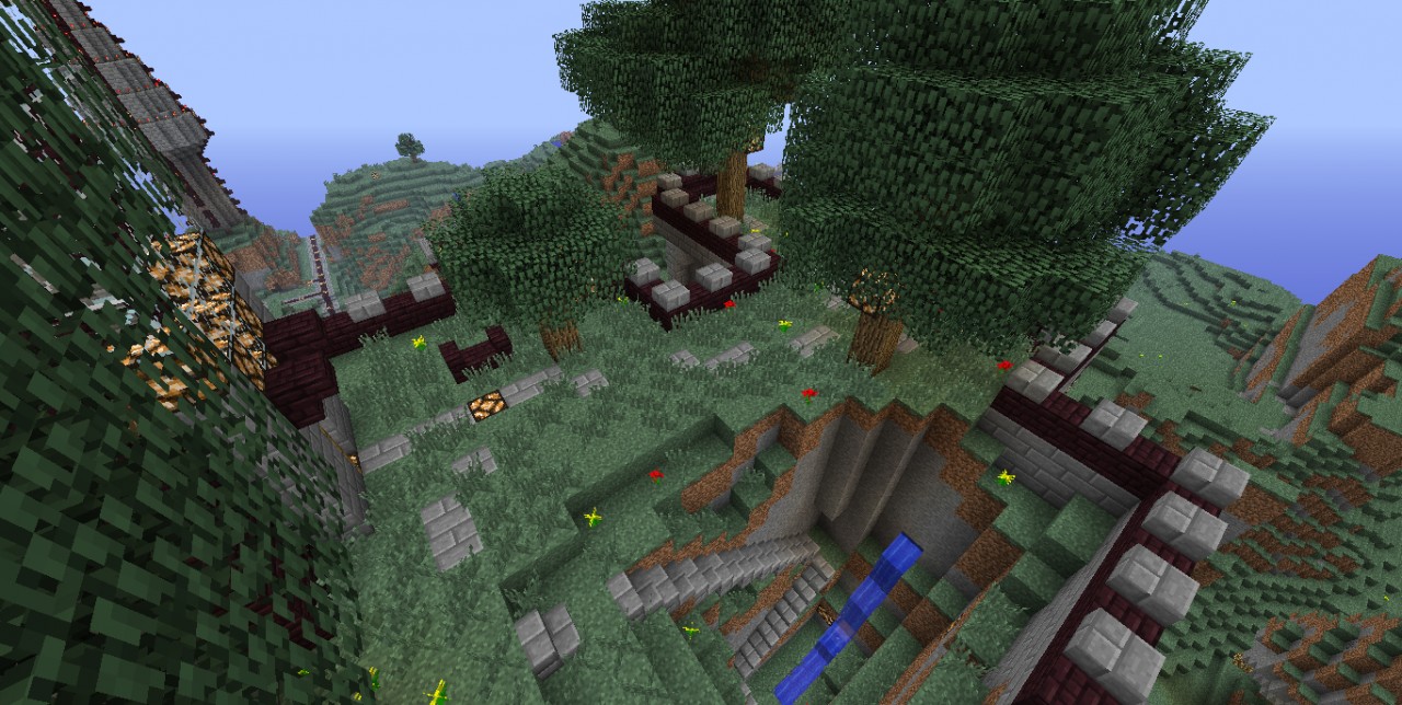 Fireball Citadel (Fireball City PVP Map) Minecraft Map