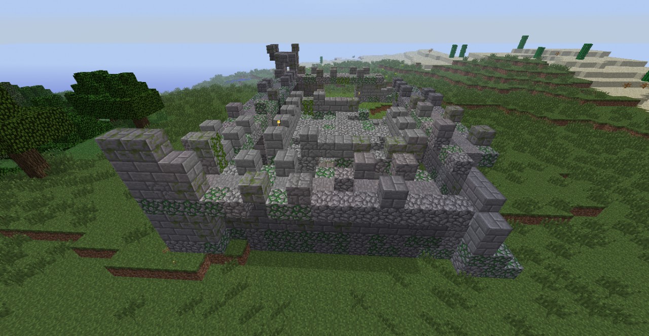 Destroyed Small Fort Minecraft Map