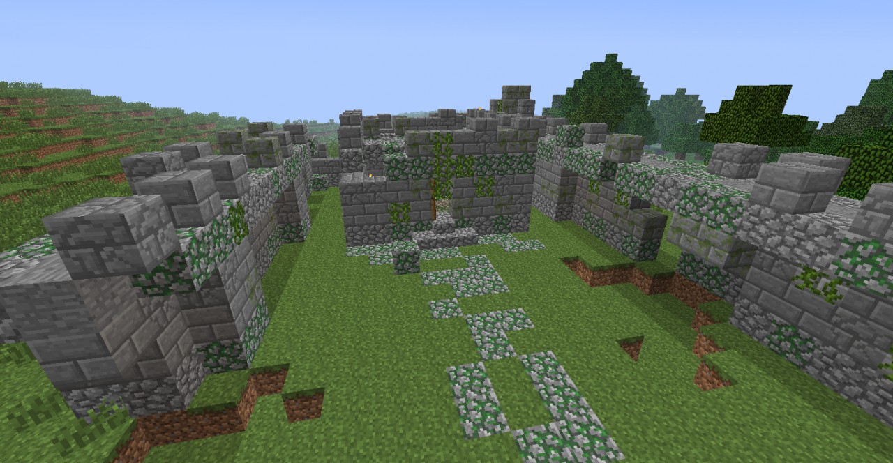 Destroyed Small Fort Minecraft Project