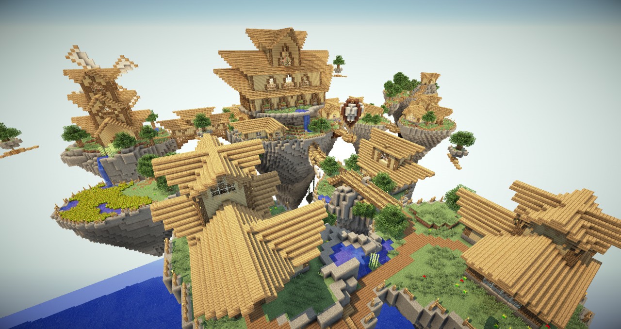 Ellyos, the flying city Minecraft Map