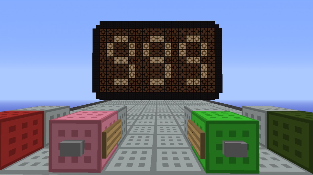 New and improved 3 digit Up/Down Counter Minecraft Map