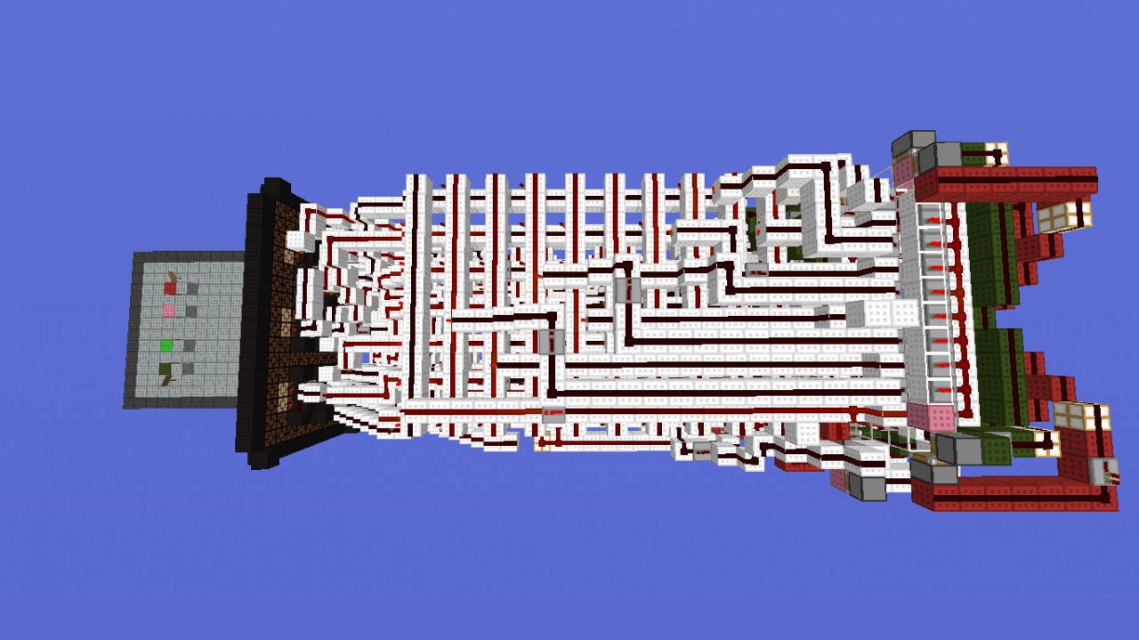 New and improved 3 digit Up/Down Counter Minecraft Map