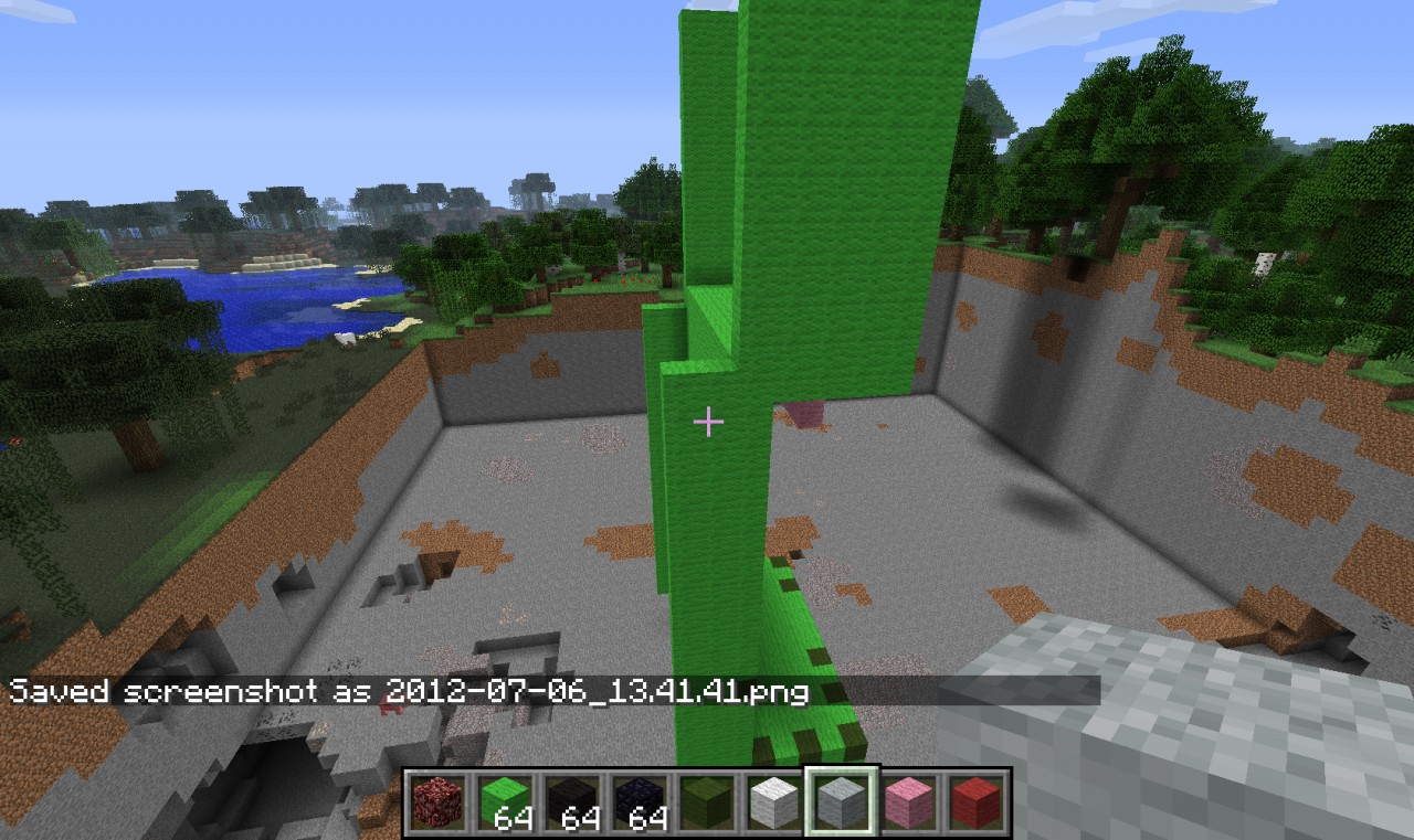 Giant creeper/creeper house Minecraft Project