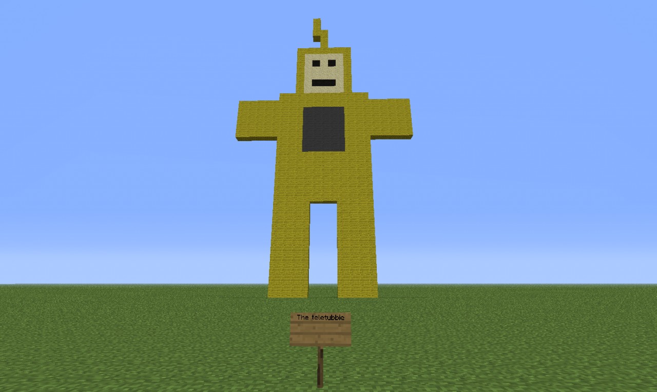 Teletubbie Lala (pixelart) Minecraft Map