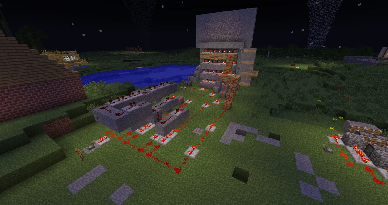 Castlegate 4x7 (width can be varied) Minecraft Map