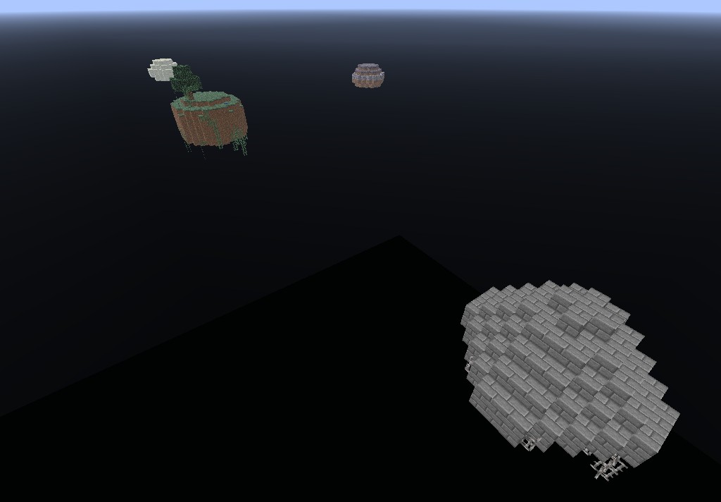 Flying Capsules survival Minecraft Map