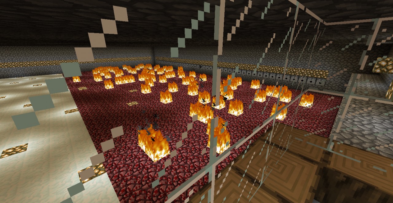 Blaze Vs. Snow Golem Arena Minecraft Map