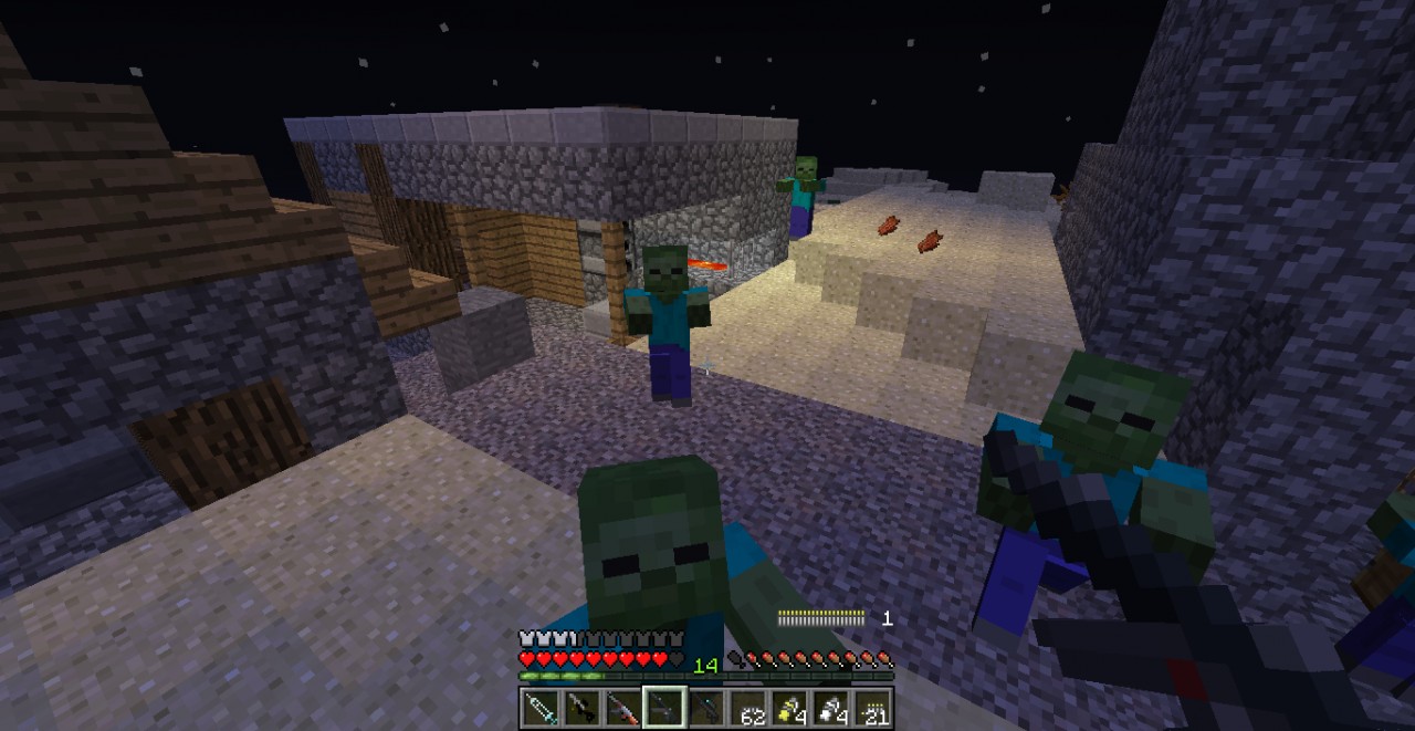 Zombie survival map Minecraft Map