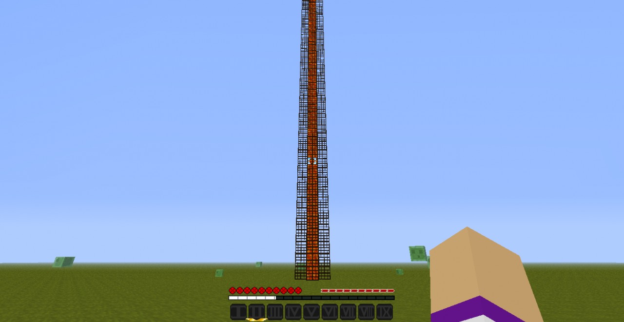 Giant lava tower Minecraft Map